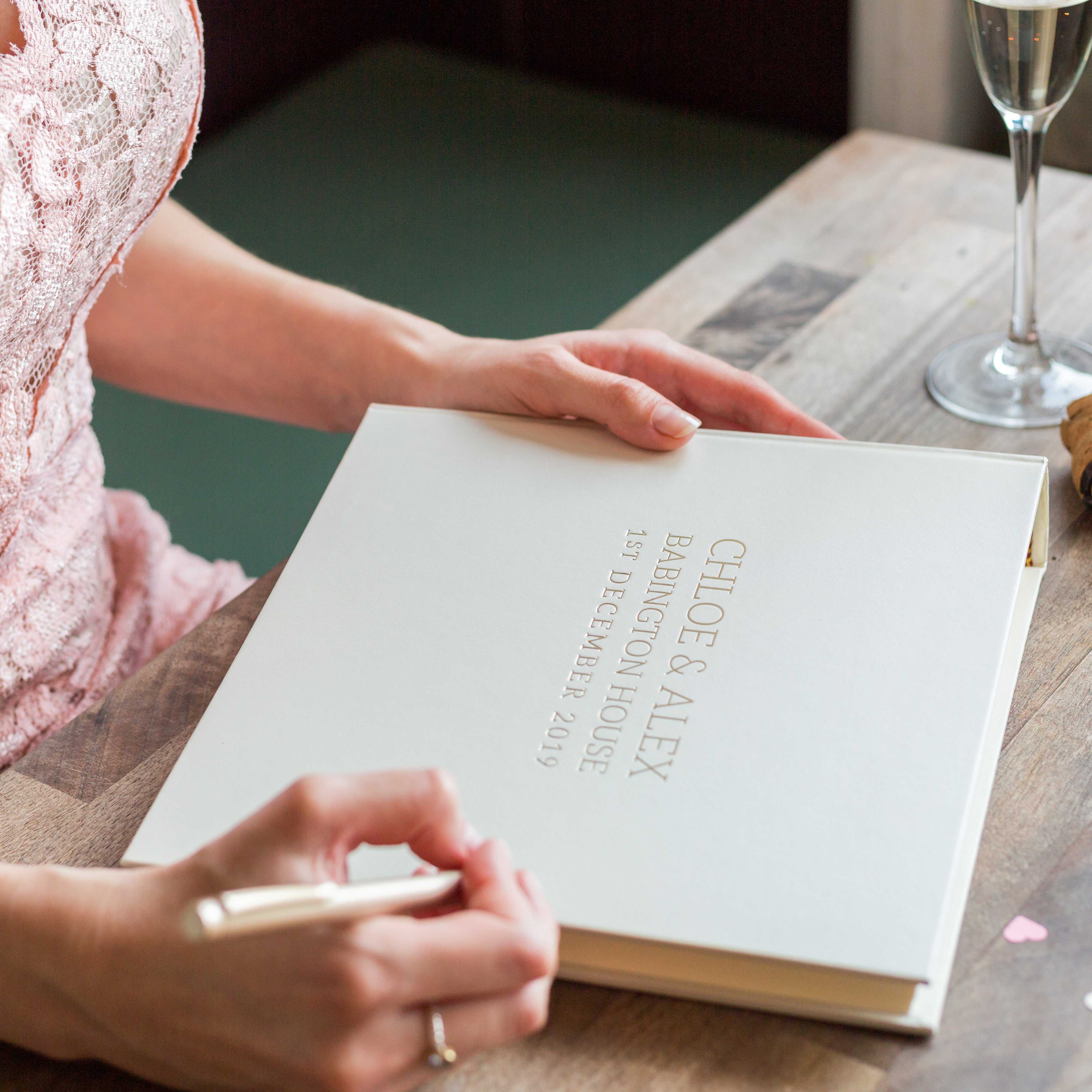 Beautifully Personalised Wedding Memory Book – BeGolden